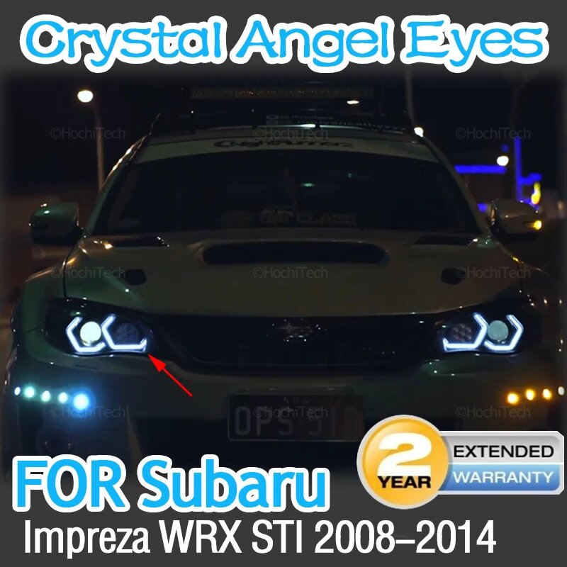 For Subaru Impreza WRX STI 2008-2014 Car Accessories Ultra Bright M4 style Daytime Angel Eye Light