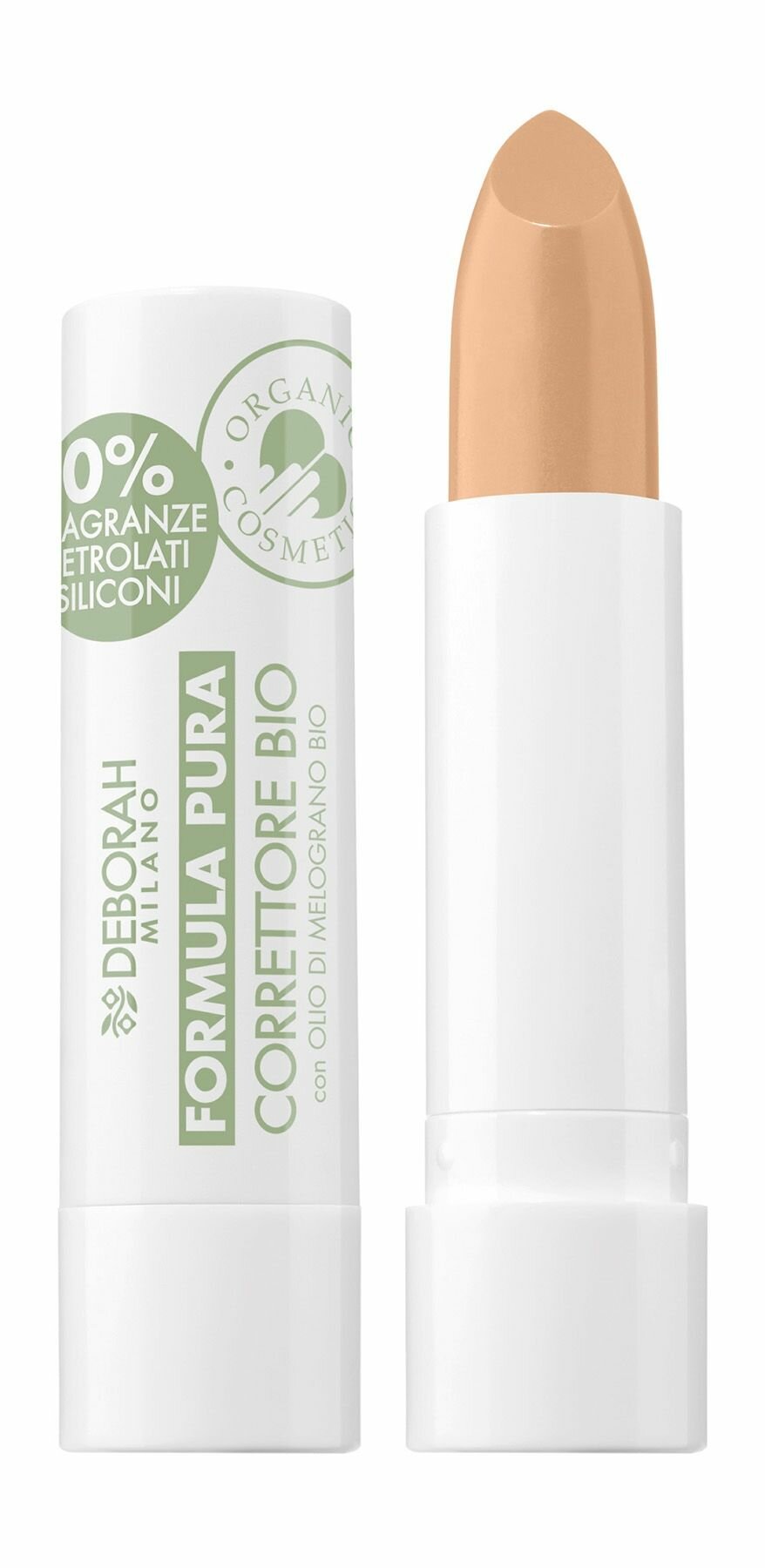 DEBORAH MILANO Консилер стик Formula Pura Correttore Bio, 4,95 г, 03