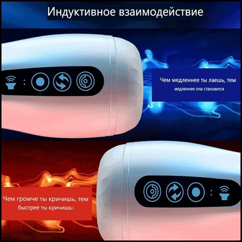 HESEKS Белый мужской мастурбатор автоматический , мужской секс игрушка