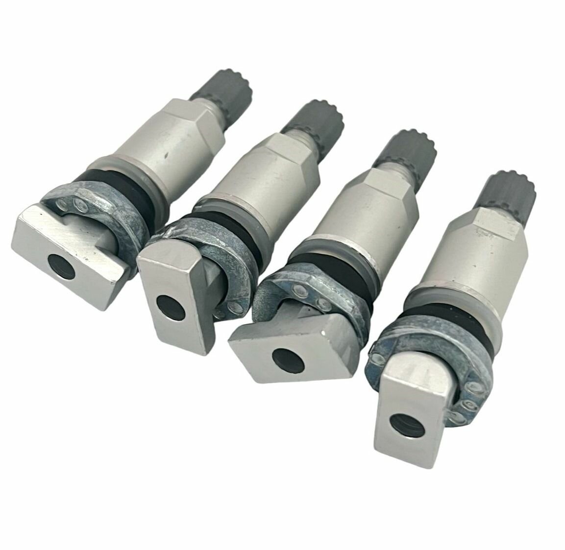 Вентили для дисков TPMS темно-серые, под датчики давления в шинах, универсальные, Комплект 4шт, норм, TPMS-13