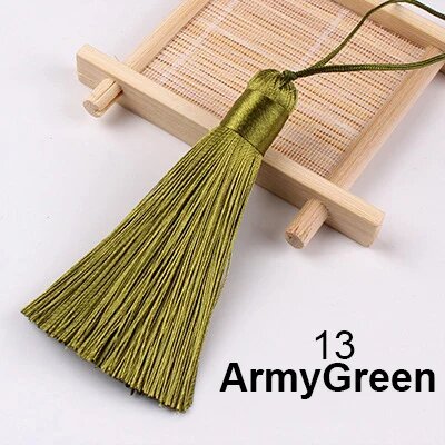Шелковые кисточки ArmyGreen 8 см, 2 шт.