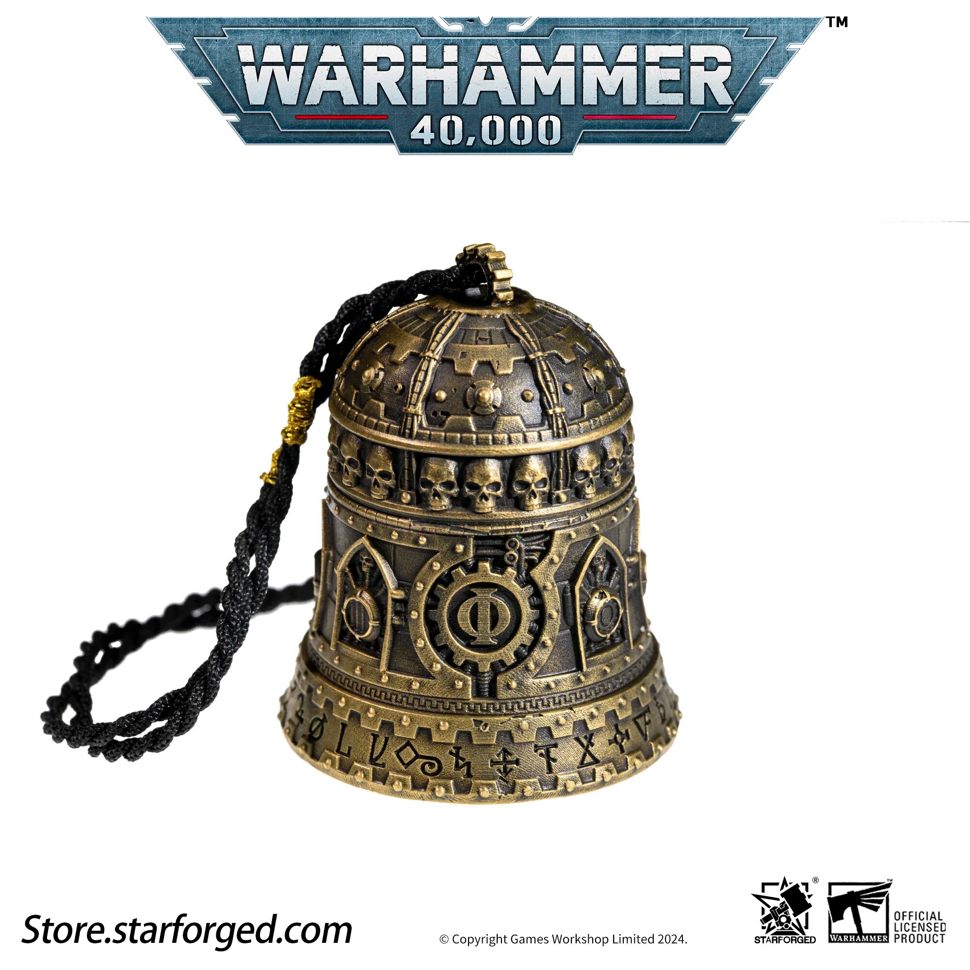 Медный кулон Starforged Warhammer 40K Domination Bell of Ominissah Adeptus Mechanicus JOY TOY