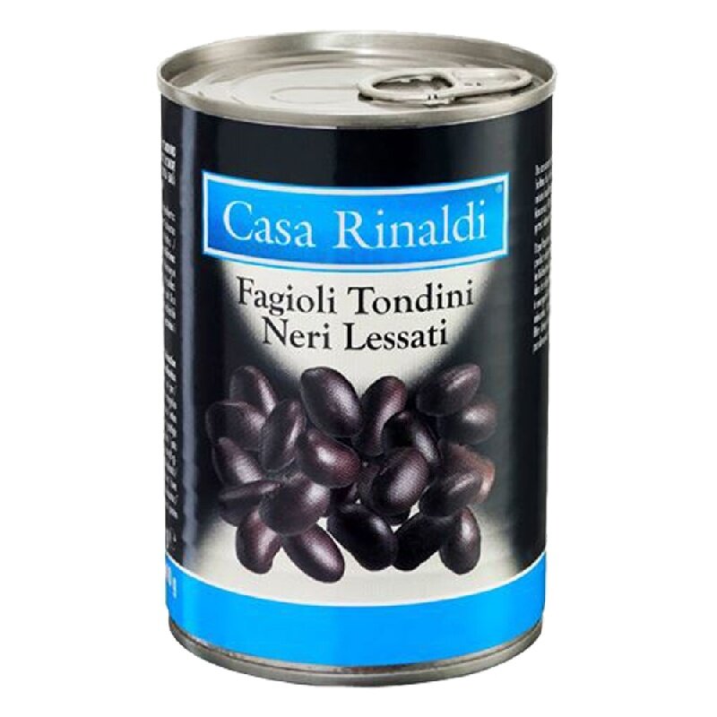 Фасоль Casa Rinaldi черная "Тондини" /жесть/ 400г