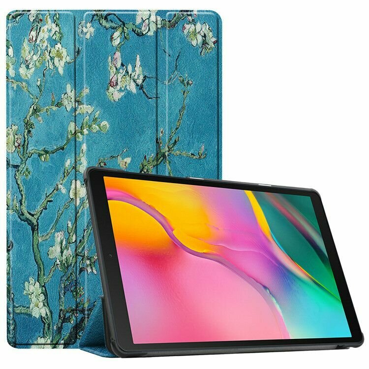 Чехол на Honor Pad X8a / NDL-W09 / Хонор Пад Х8а 11 дюйма, 2024 года, умный с магнитом, цветущая сакура
