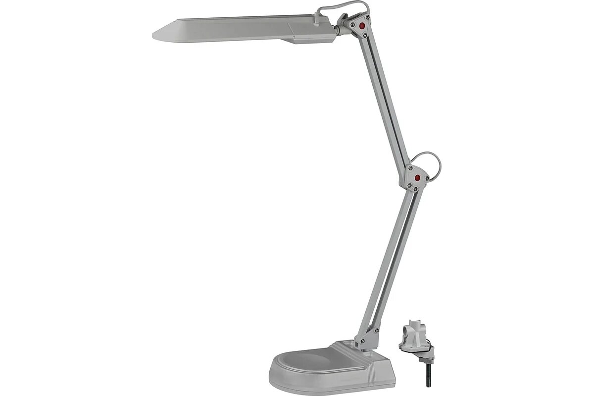 ЭРА NL-202-G23-11W-GY настольный светильник серый, светодиодный, с регулируемой яркостью