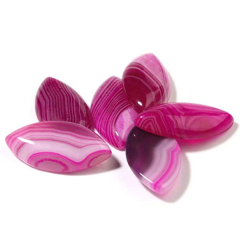 Кабошоны Агат 2 шт, 20x40 мм, Тиparts