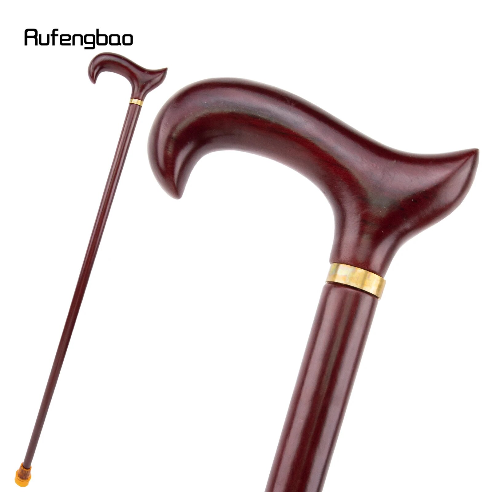 Деревянная трость Rufengbao красная 94 см