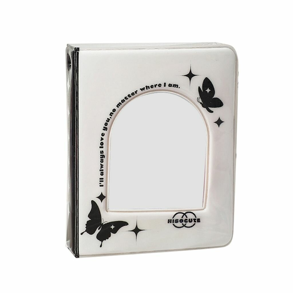 Мини-альбом для фото 3 дюйма, белая бабочка