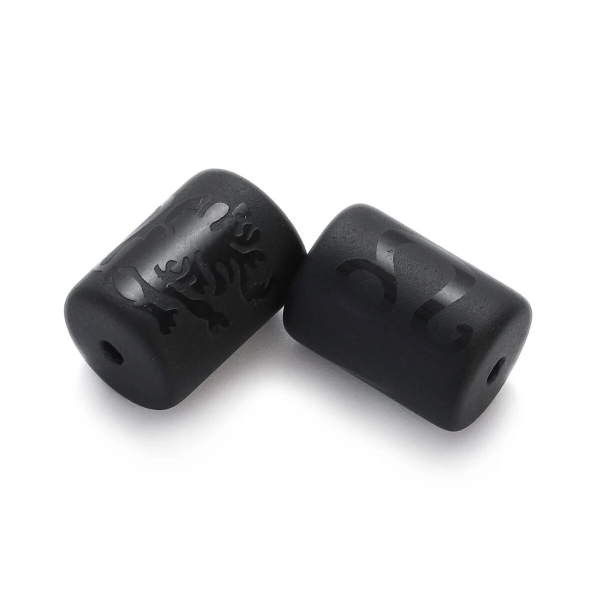 Бусины из черного оникса 12 штук 2pcs, Leo