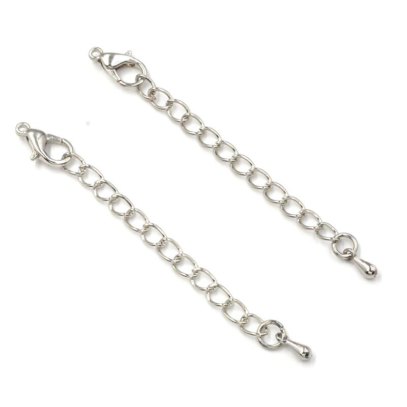 Заключения для бижутерии FLTMRH, металлические, 20 шт. 50mm 20pcs, Rhodium