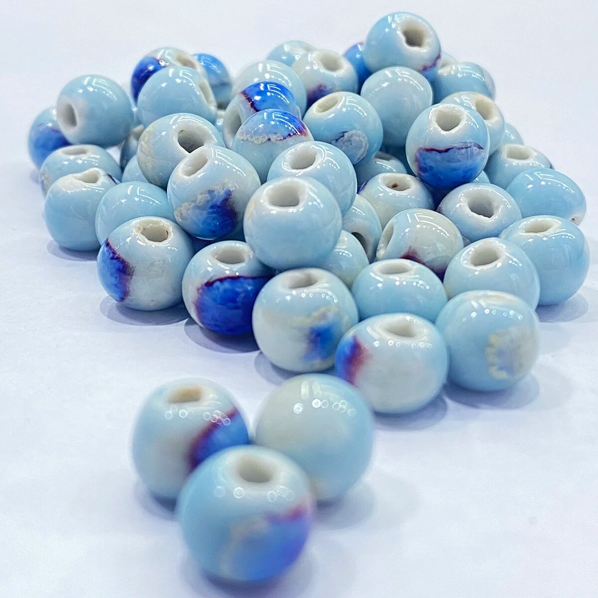 Керамические бусины-разделители 8 мм, 60 цветов 100PCS, fenqingguifei