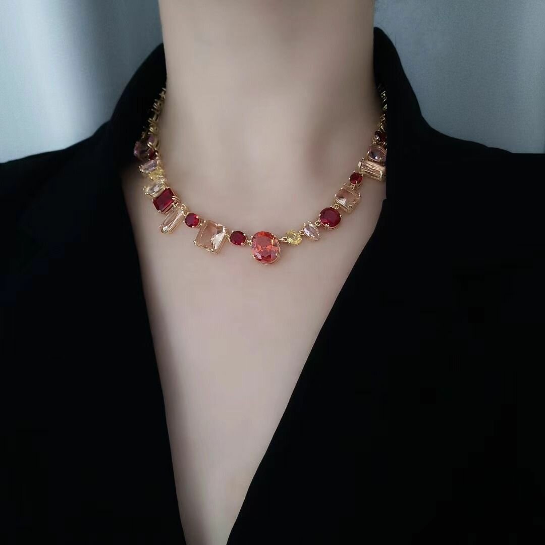 Колье, кристаллы Swarovski — фото 1