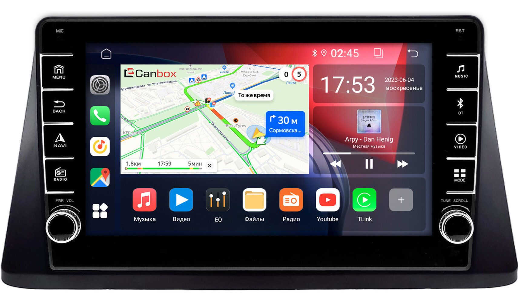 Штатная магнитола Mercedes-Benz Sprinter 2000-2006 Canbox BGTR9-2278 4/64 на Android 10 (IPS, DSP, CarPlay)