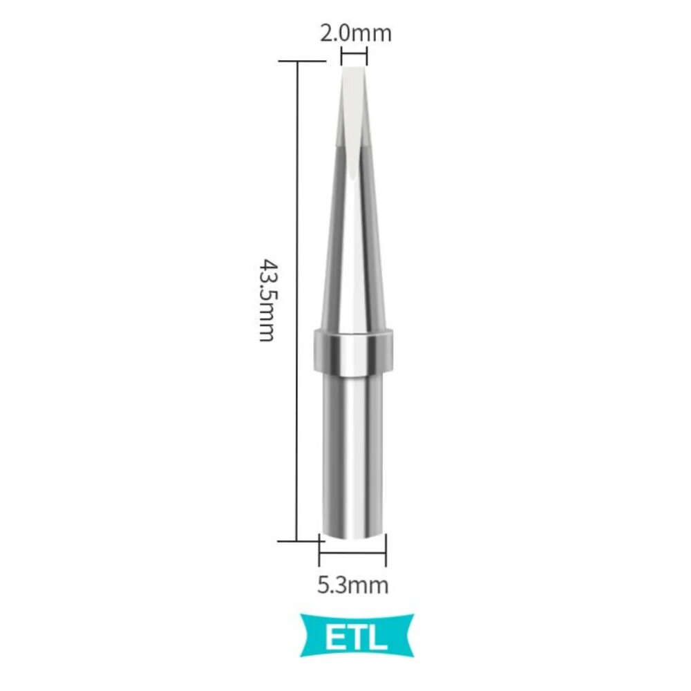 Сменное паяльное жало Weller ETL 2.0mm 43.5mm 5.3mm