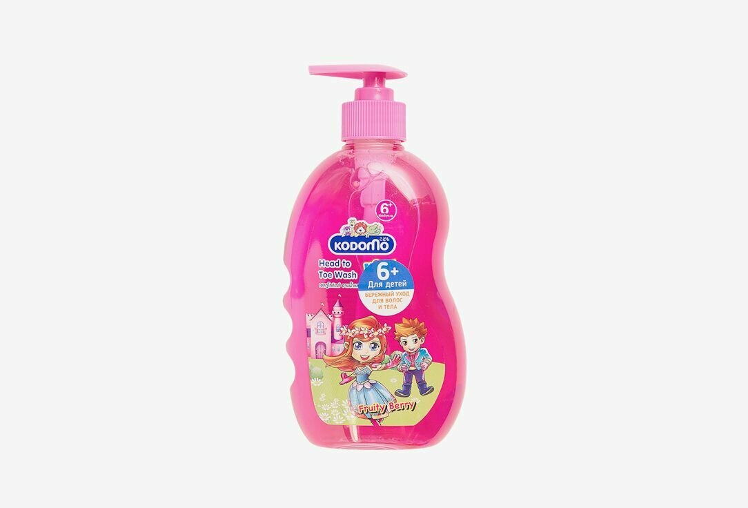 Детский шампунь-гель LION KODOMO Kids Fruity Berry 400 мл