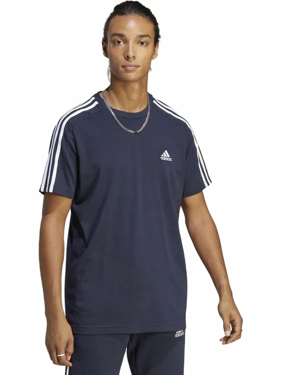 Футболка Essentials Single Jersey 3-Stripes Tee