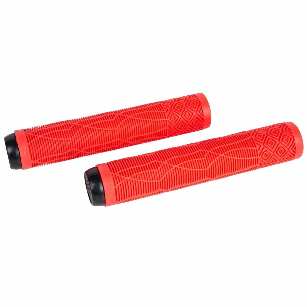 Набор TECH TEAM грипсы 2шт с барендами Drop, 160mm, red на трюковой самокат
