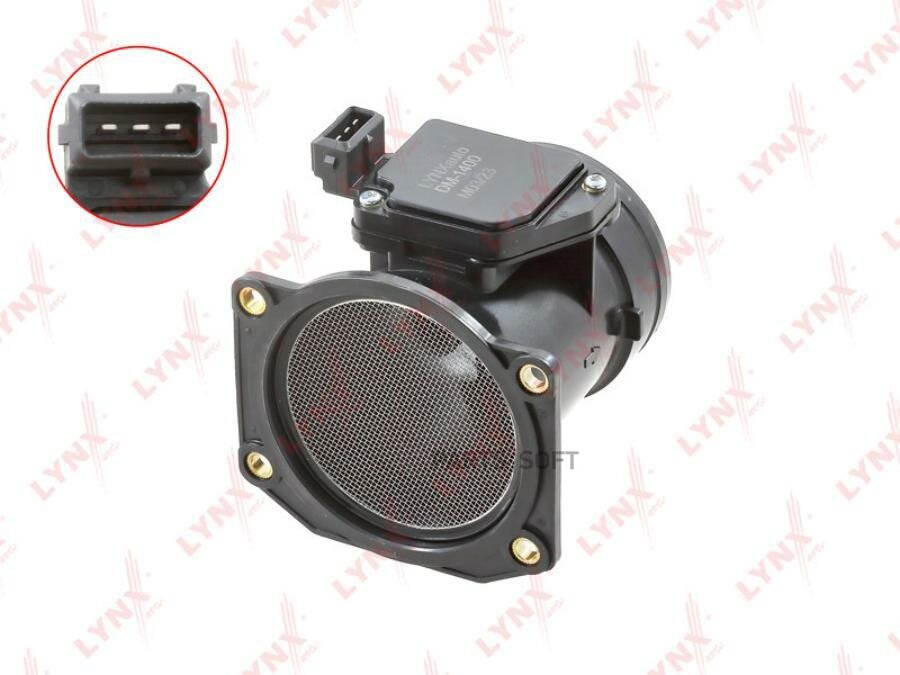 LYNXAUTO DM-1400 Датчик массового расхода воздуха AUDI A3 / A4 / A6 / Cabriolet 1.8-2.8 91-00 SKODA Octavia(1U) 1.4 ()