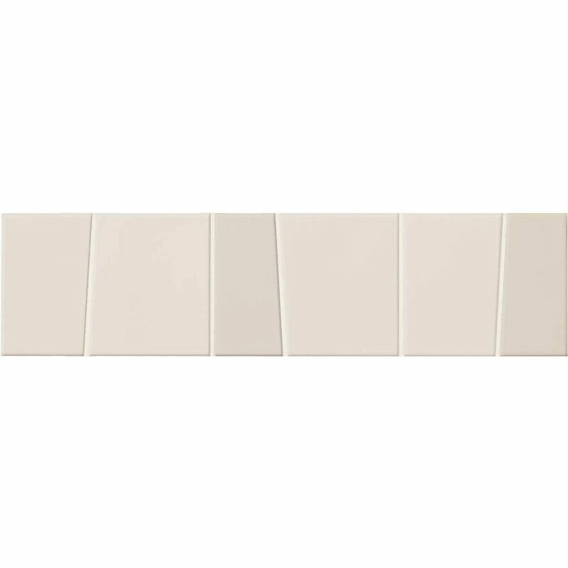 Керамогранит WOW Trencadis Guell Chalk 137023 7х28 см бежевый матовая
