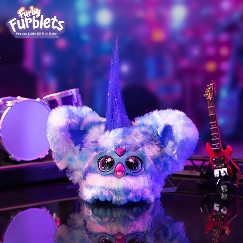 Hasbro Furby мягкая кукла с интерактивными звуками и покачивающимися движениями F8893 Цвет：Каменно-серый F8893