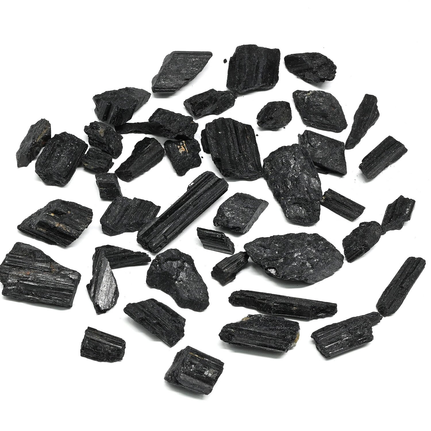 Турмалин шерл фракция 10-20мм, упаковка 100г .