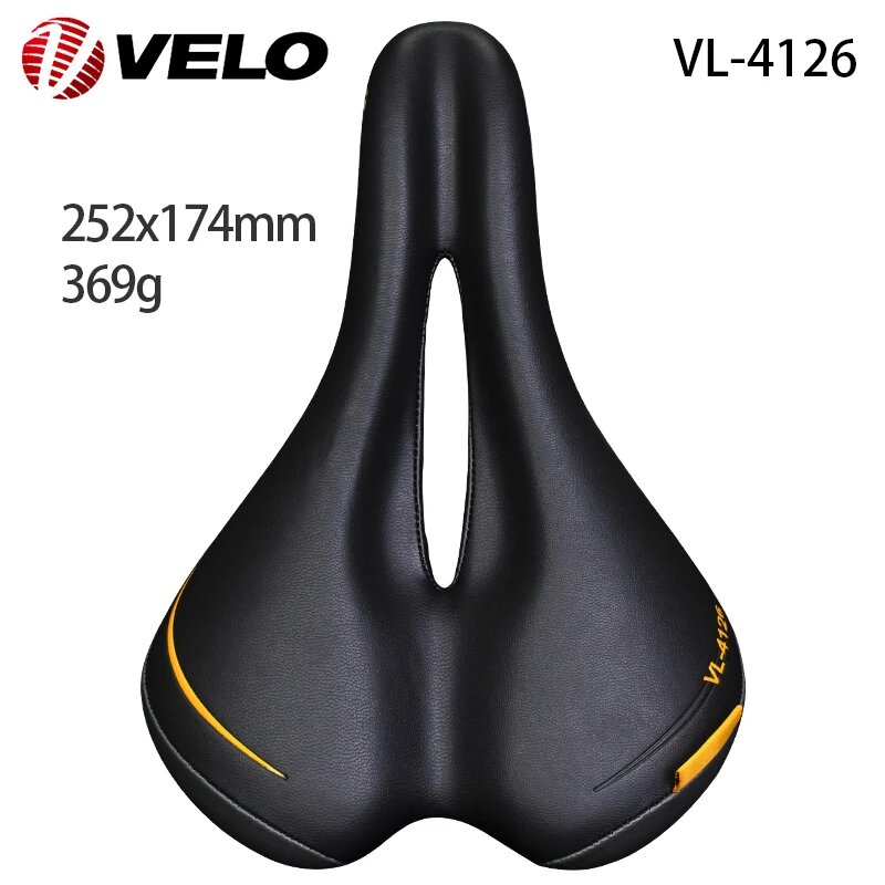 Велосипедное седло Velo VL-4126 для женщин Черный, VL-4126 Black 1pc
