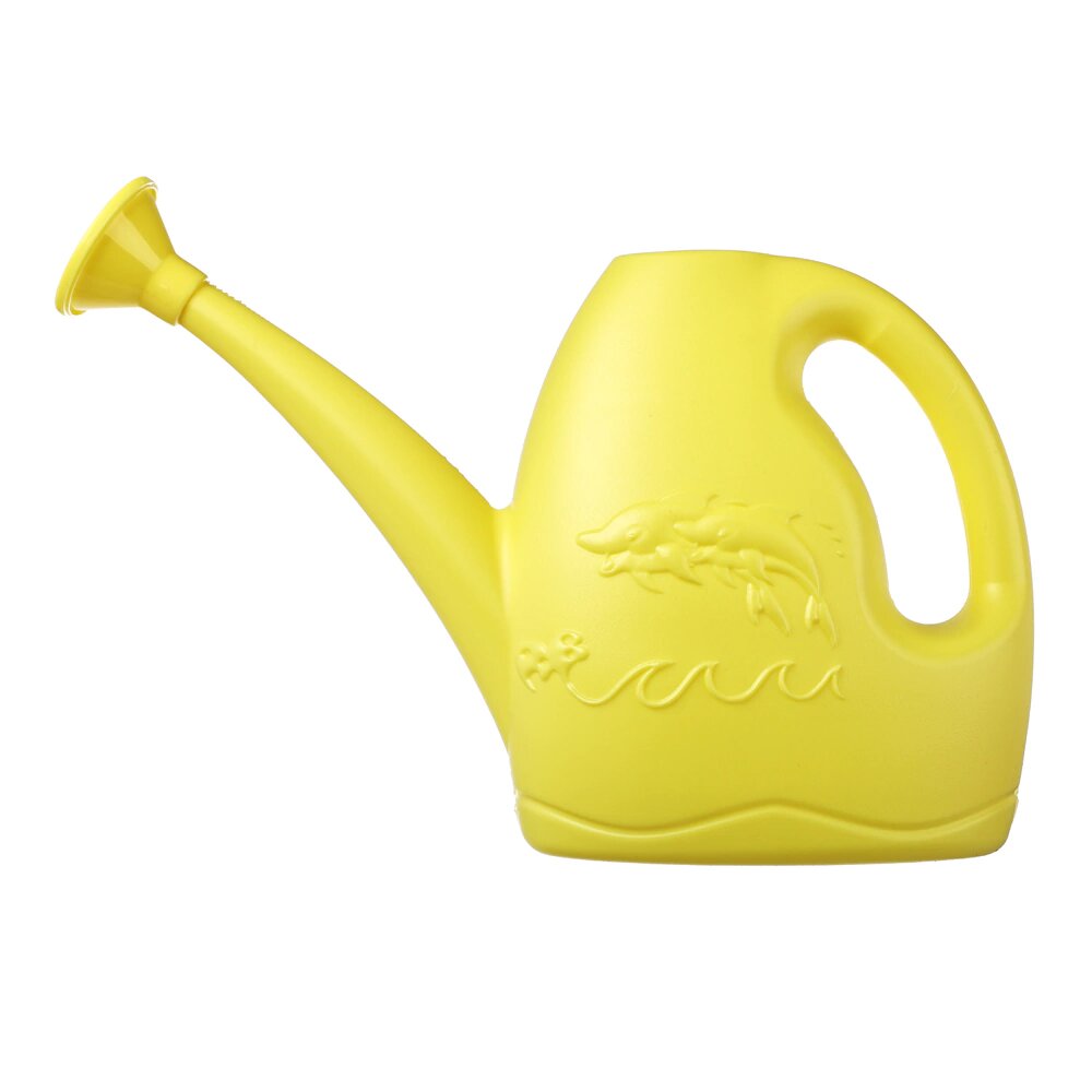 Лейка альтернативa "Дельфин", садовая, пластиковая, 3л, с насадкой, цвет в ассортименте