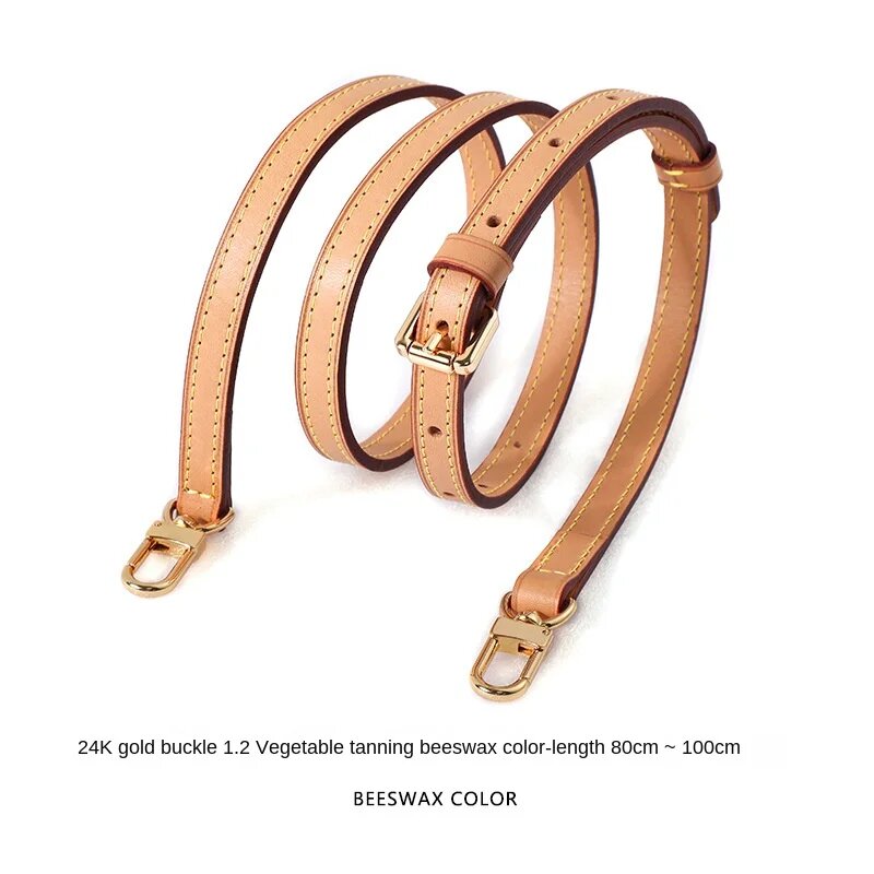 Ремешок для сумки из 100% натуральной кожи для LV Speedy 20 25 30, регулируемые лямки через плечо, длинные сумки, ремень 120 см, аксессуары Beeswax width1.2cm
