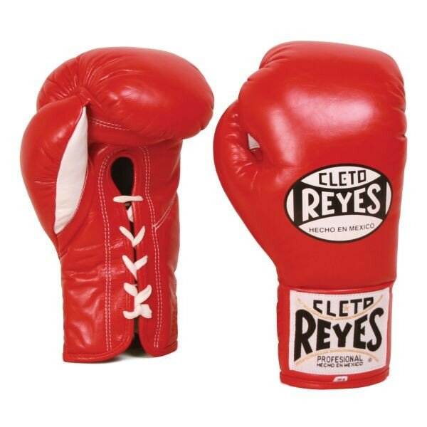 Перчатки боксерские cоревновательные Cleto Reyes Boxing Gloves Velcro CB, цвет Красный, вес перчаток (унции) 10