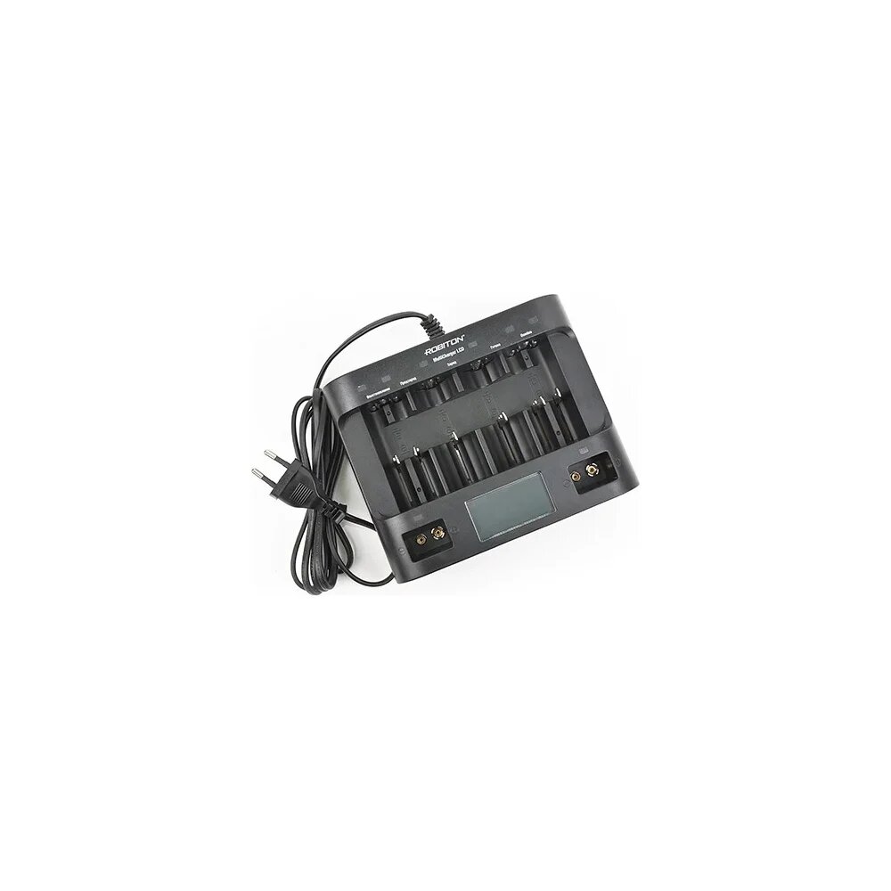Зарядное устройство Robiton MultiCharger LCD2 18258 8‑канальный Ni‑Cd зарядный блок с ЖК‑индикатором — фото 1