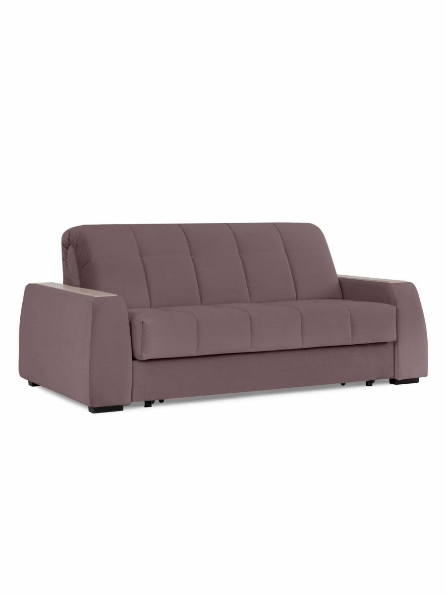 Диван-кровать Askona (Аскона) Домо про 180 с широкими подлокотниками Ясень-квадрат-Тк. Casanova Lilac