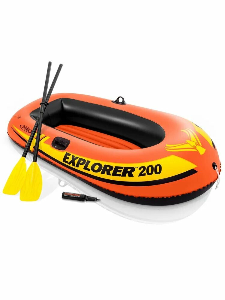 Надувная лодка Intex, новая модель 58331 explorer, для двух человек, рыбалка, лодка-дракон, резиновая лодка