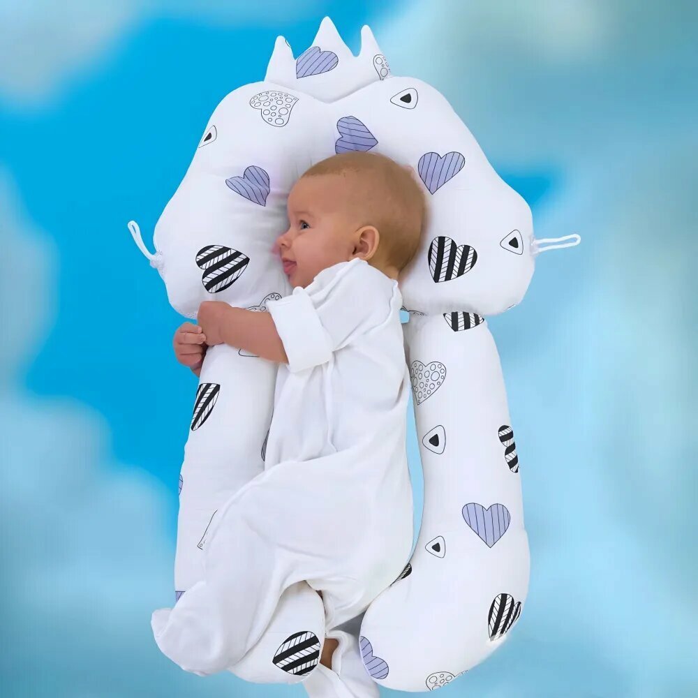 Кокон для новорожденного гнездышко позиционер для сна