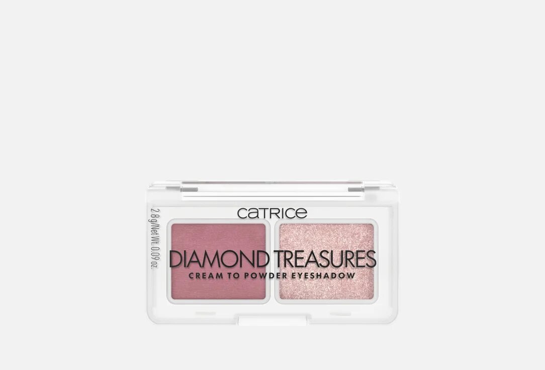 Палетка теней для век Catrice Diamond Treasures Cream to Powder, оттенок 020, Fairy dust, 2.8 г