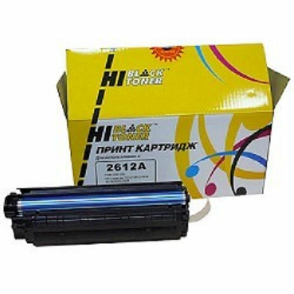 Hi - Black Расходные материалы Q2612A Картридж для LJ 1010 1012 1015, 2000 стр.