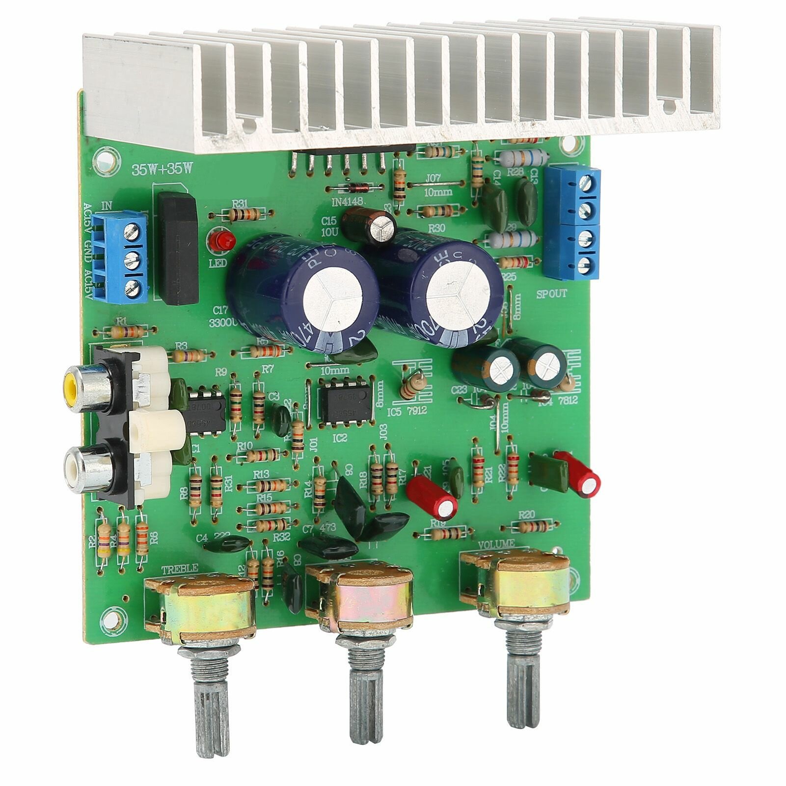 Плата Hi-Fi аудиоусилителя, двухканальный модуль усиления мощности 60 Вт + 60 Вт, стерео DX-965, высококачественный звук