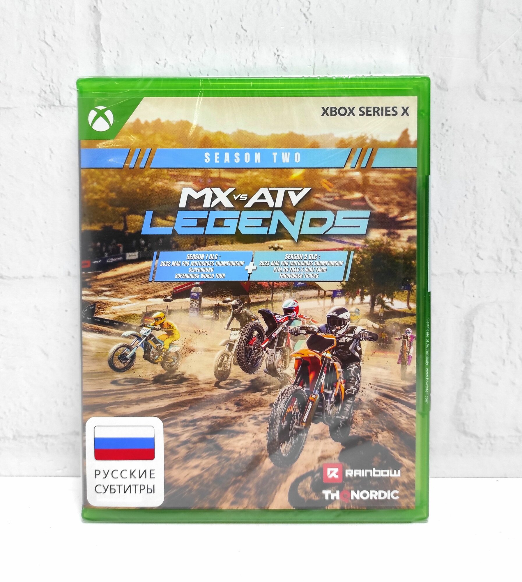 MX vs ATV Legends Season Two Русские субтитры Видеоигра на диске Xbox Series X