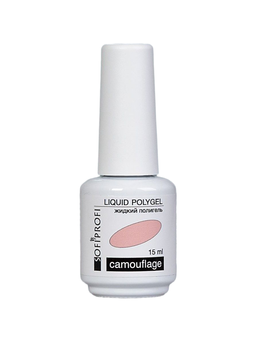 Полигель для наращивания и укрепления ногтей Тон 12 Sofiprofi Liquid Polygel Tone 12, 15 мл