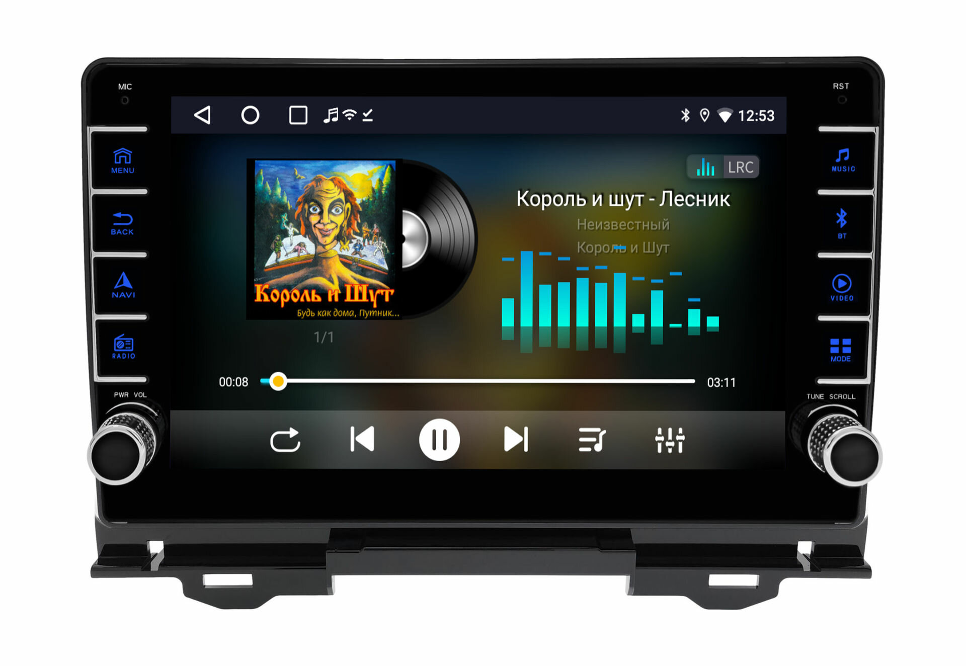 Магнитола Honda Vezel 2021+ / 10 дюймов с кнопками, 2/64GB, 4 ядра, Wi-Fi, Android 9 / Wide Media