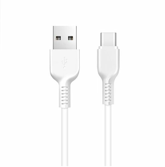 Data кабель USB HOCO X20 USB Type C, 1 метр, белый