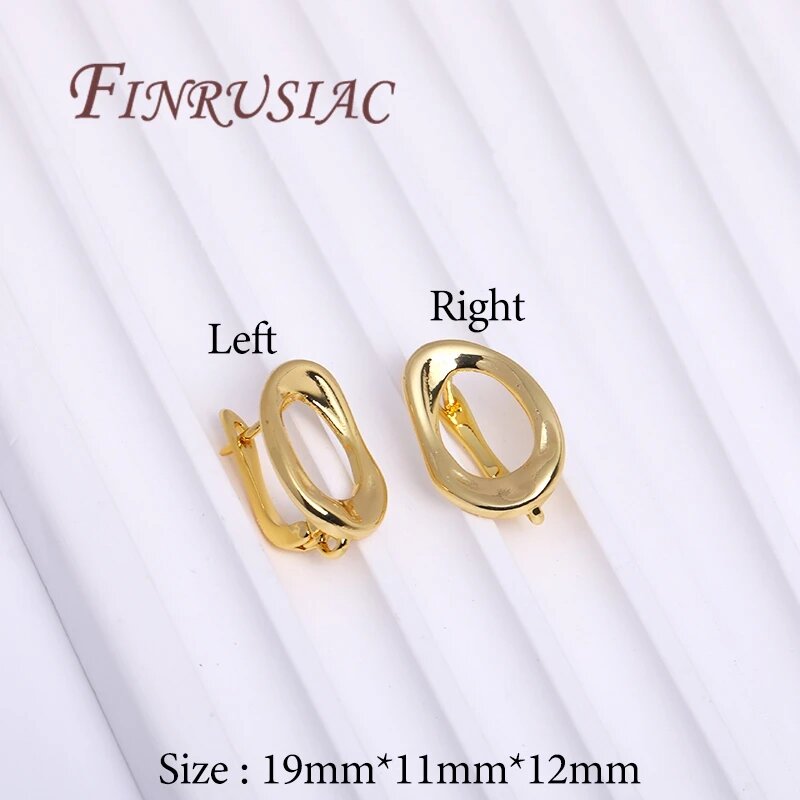 Швензы для сережек FINRUSIAC, 18K позолота, 2 шт.