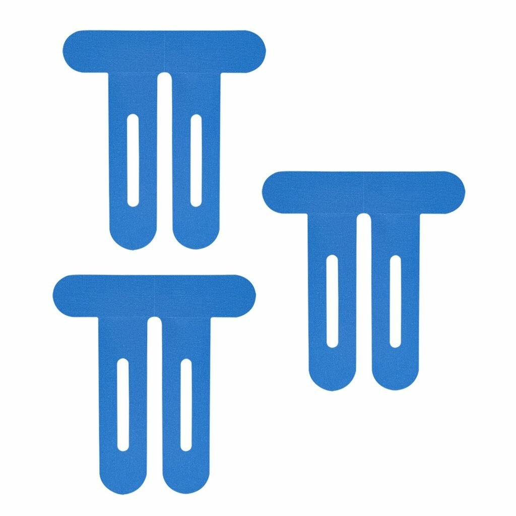 Кинезиологический тейп для колена и локтя, Синий