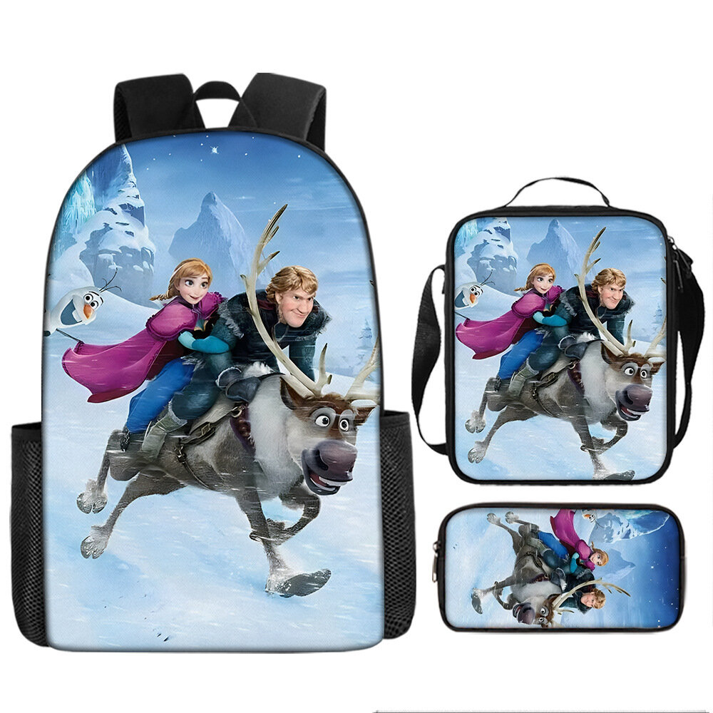 Школьная сумка для детей, детский сад, женский лед и снег, принцесса Эльзы, компьютерная сумка, водоотталкивающий костюм большой вместимости, новая сумка через границу