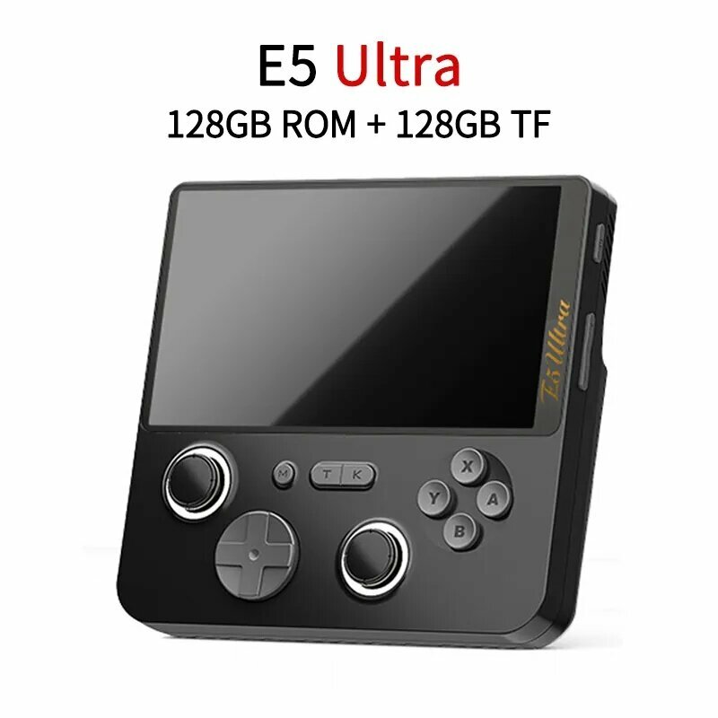 GAMEMT E5 Ultra 128GB ROM+128GB TF симулятор приставка ретро игровая консоль портативная, Android система, 5inches 1280*720 IPS-экран