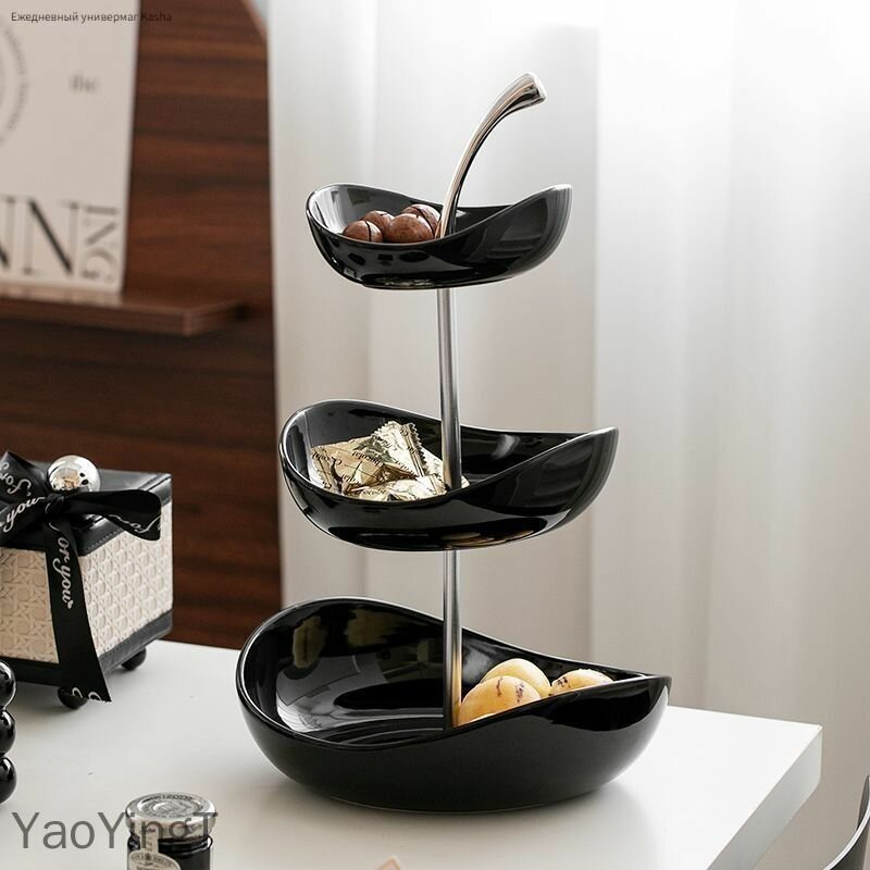 Керамическая тарелка для фруктов в форме сердца стильный и практичный аксессуар для сервировки