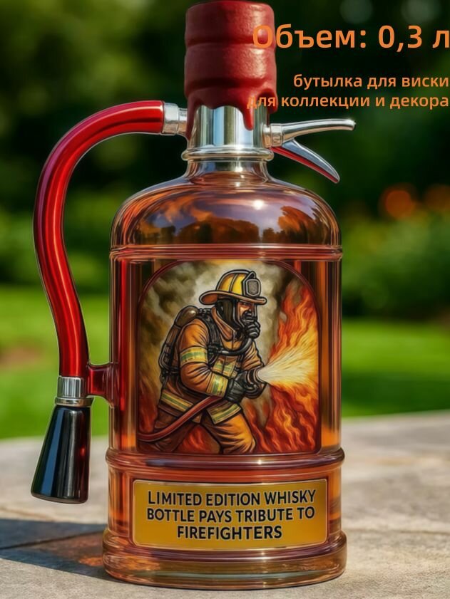 Бутылка для виски, для коллекции и декора, 0.3L