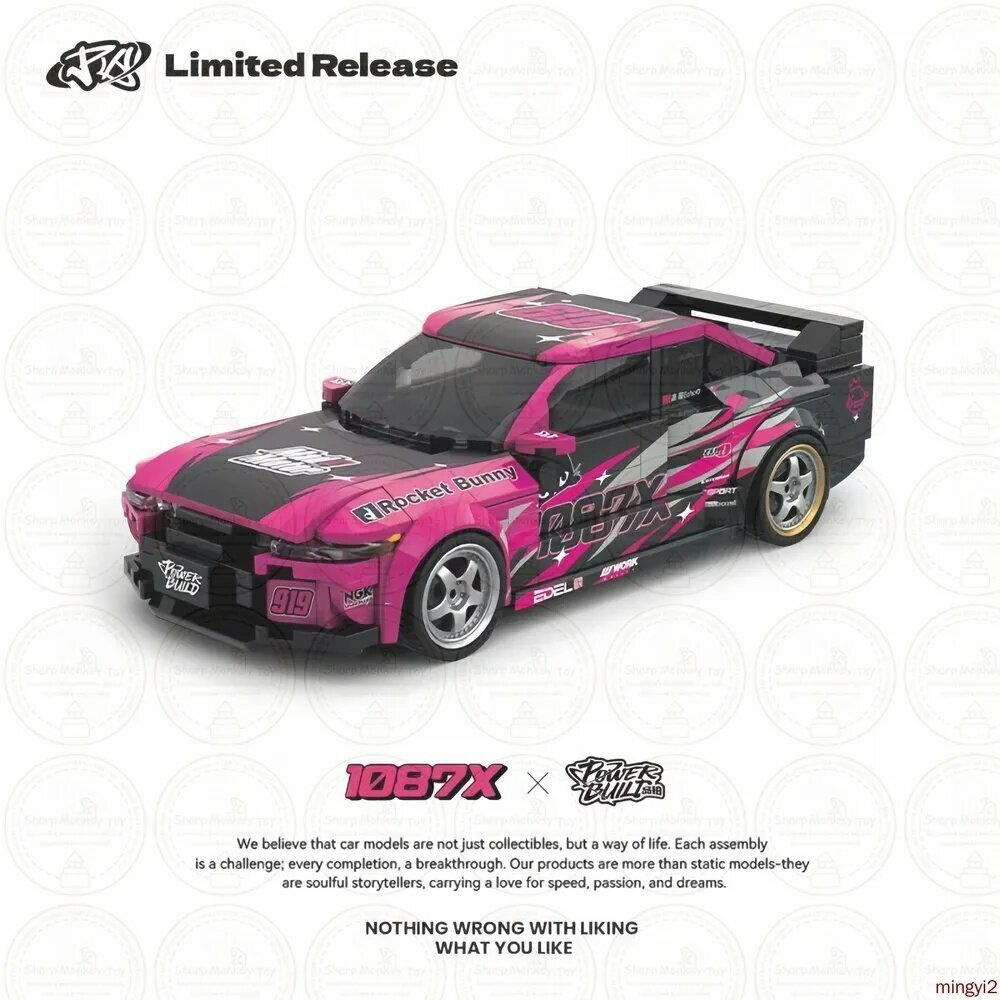 1087X Powerblock PB8854: Новая машинка-конструктор, коллекционная модель для сборки. Ограниченный выпуск!