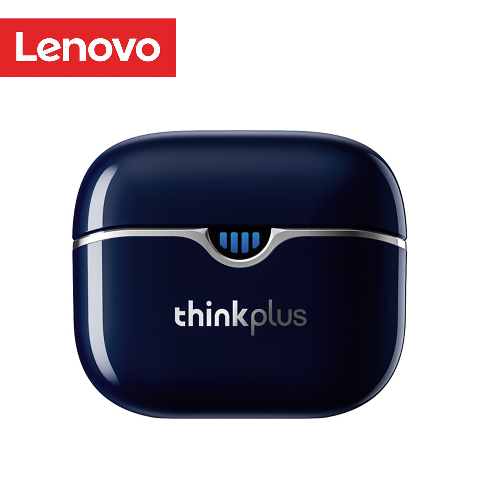 Lenovo LP15 Наушники True Wireless BT5.3 с микрофоном Вкладыши для спорта Бесконтактное управление с зарядным футляром, черный, белый, синий, 13мм, 32Ом, 300mAh, 35mAh, 5 часов воспроизведения, 10м, 20-20KHz, -112дБ±3дБ, 0.7 часа заряда