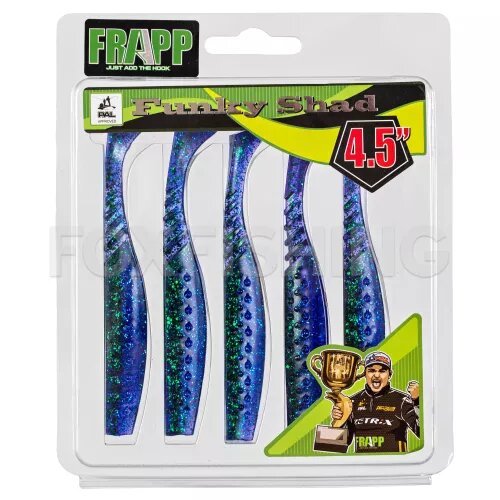 Силиконовая приманка Frapp Funky Shad 4.5 11,5см. 5шт. вес: 8,3гр. #31