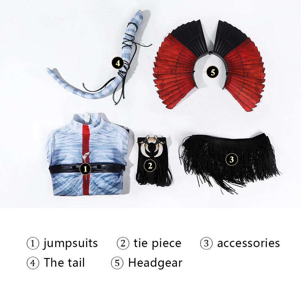 Женский косплей Варанг из фильма Аватар 3 XS, full set